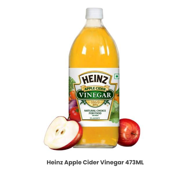 Heinz All Natural Apple Cider Vinegar with 5% Acidity, 16 fl oz Bottle ...