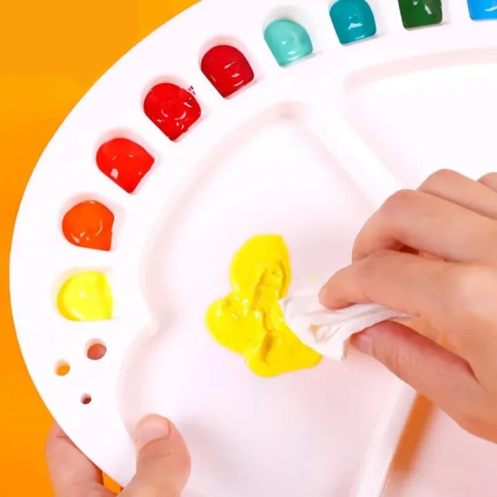 THEVEIL.PK White Color Mixing Palette for Artists & Painters | Durable ...