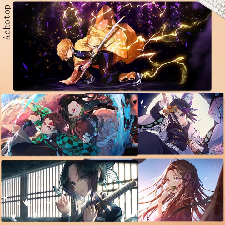 Anime Demon Slayer Kimetsu No Yaiba 70x30/90x40cm Large Keyboard Desk ...