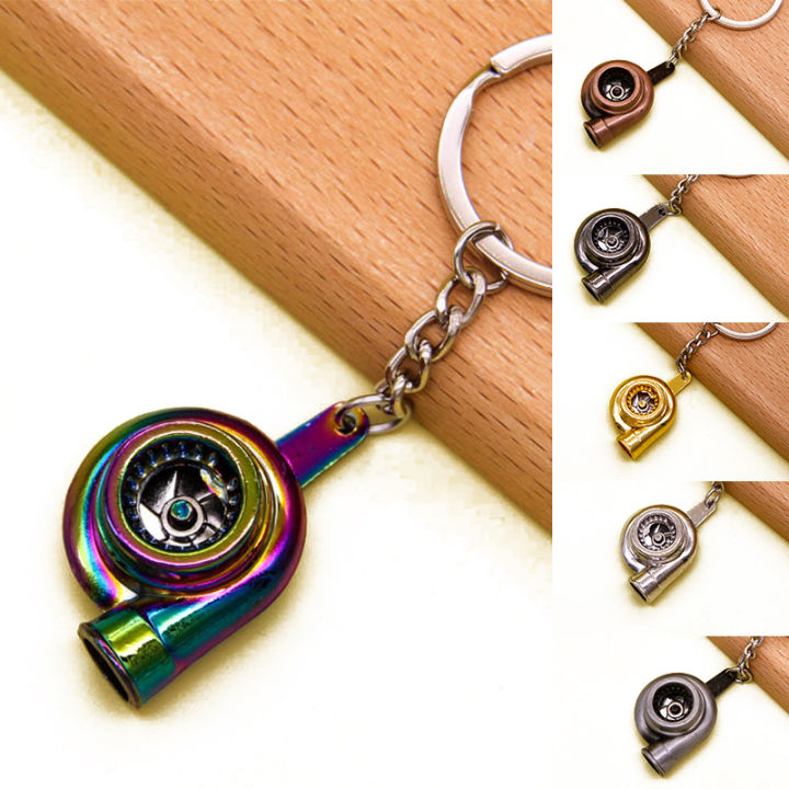Turbocharger Keychain Manual Lever Car Metal Keychain Turbo Gear ...