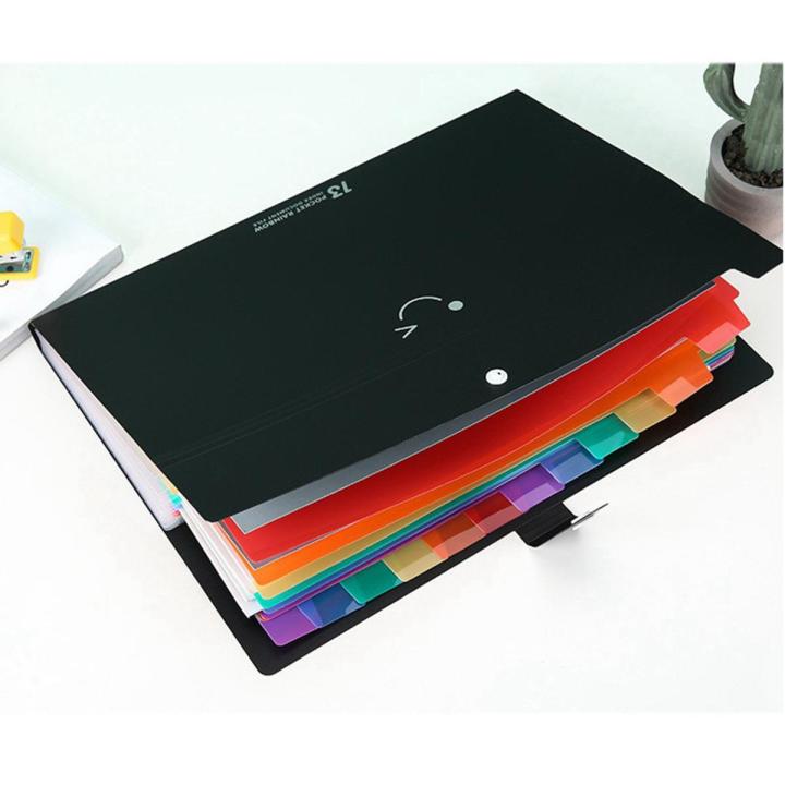Expanding File Folders Letter Size Accordion Document Organizer A4 ...