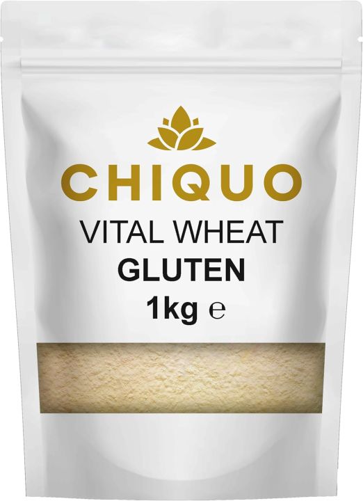Chiquo Vital Wheat Gluten 1kg | High-Protein Flour Enhancer | Easy ...
