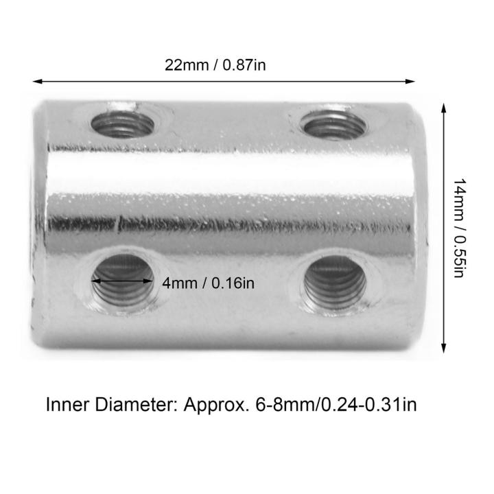 Shaft Coupling Set, Shaft Coupler Connector 14mm Outer Diameter for ...