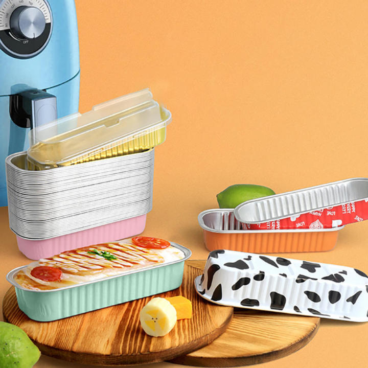 200ml Baking Boxes Heat-Resistant Aluminum With Lid Aluminum Tin Box ...