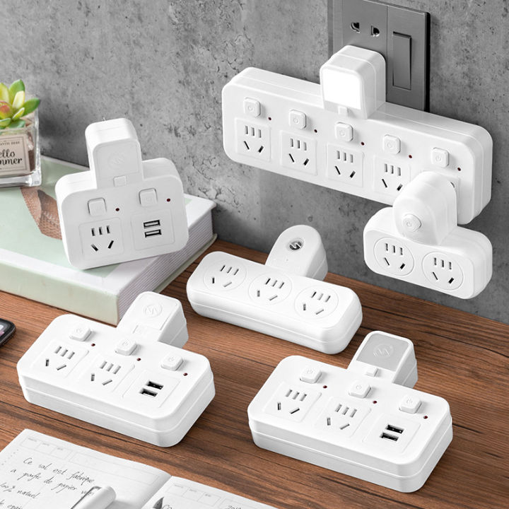 Wireless Smart Lightning Proof Socket Conversion Plug Power Strip One ...