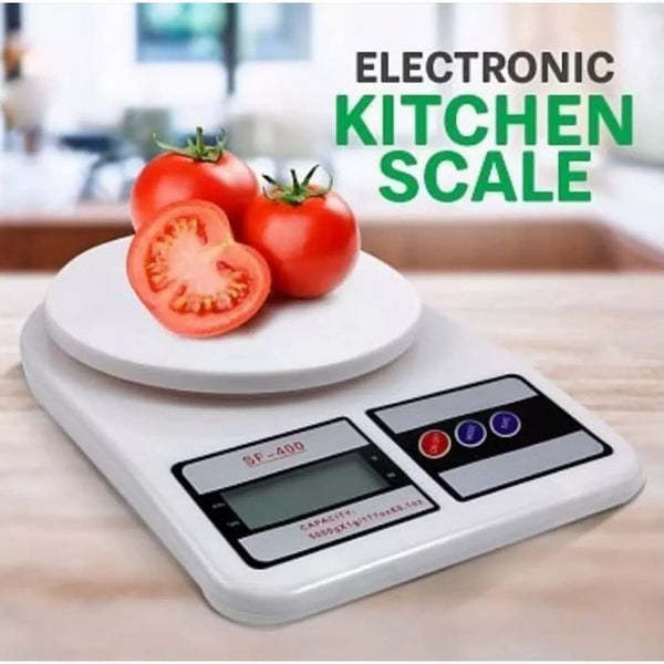 Digital Kitchen Scale 10 Kg Capacity Electronic Food Weighing Scale for ...