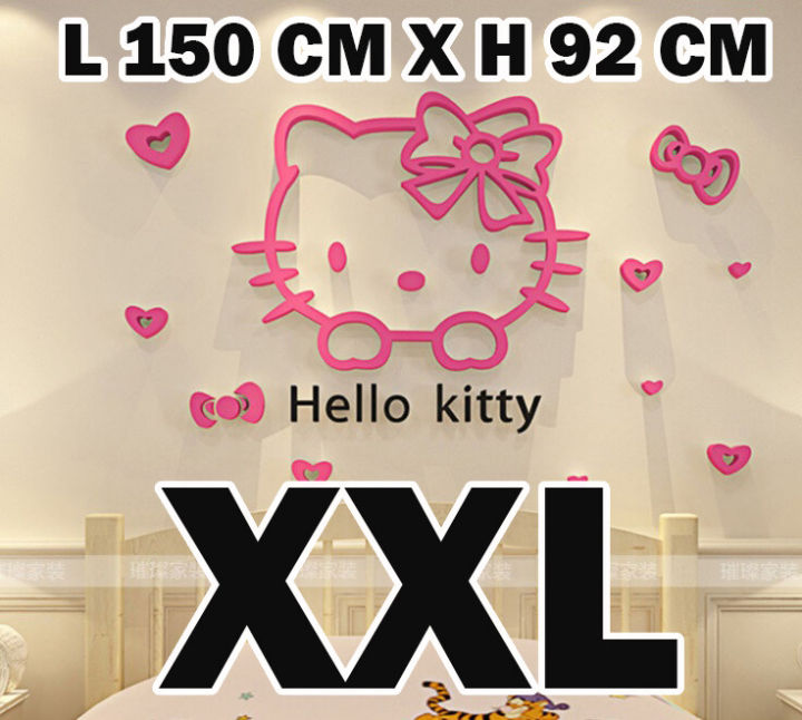 【Daily Necessities For Anyone Store】(New) Hello wall sticker acrylic 3D ...