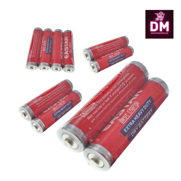 DreamsMart AAA R03P 1.5V Dry Battery thin cells metal body 2029 expiry ...