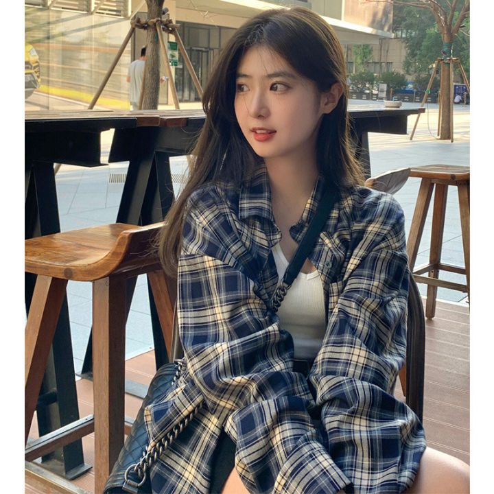 Checkered Sweet Thin Sun Protection Cardigan Coat Womens Summer New ...