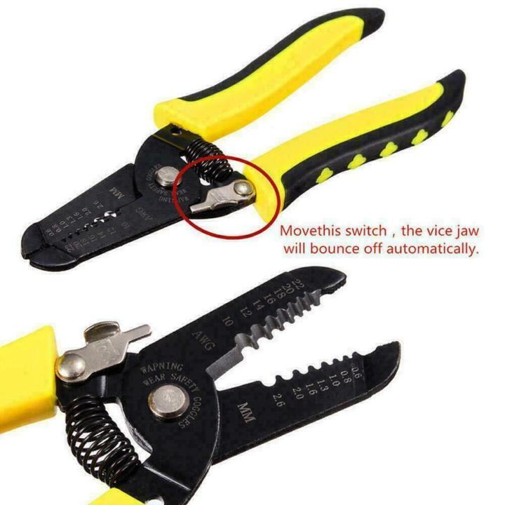 Multi-use Cable Wire Stripping Cable Cutter wire Pliers Electric Use ...