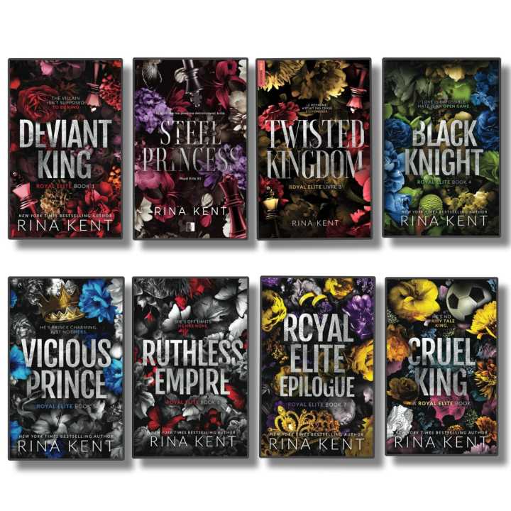 Royal Elite Series 8 Books Set By Rina Kent Complete Collection | Daraz.pk