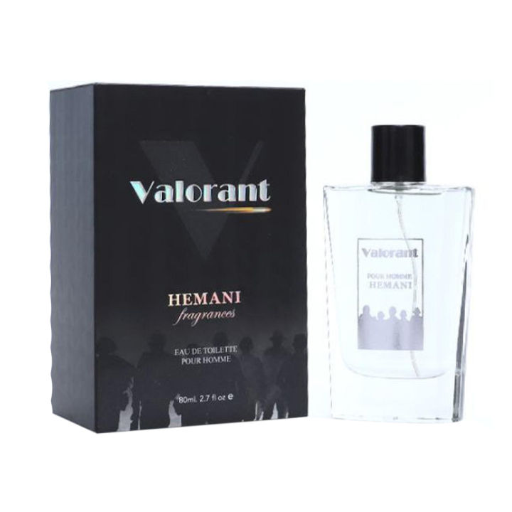 HEMANI LIVE NATURAL - VALORANT EDT PERFUME – MEN, 80ML | Daraz.pk