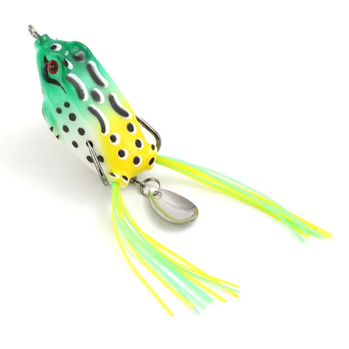 1Pc 10G Frog Lure Soft Tube Bait Fishing Lure with Fishing Hooks ...