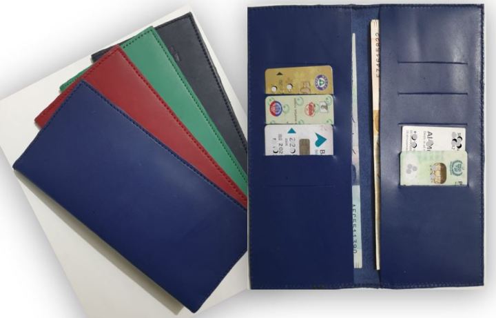 Stylish Leather Long Wallet - 100% Genuine Leather | Daraz.pk