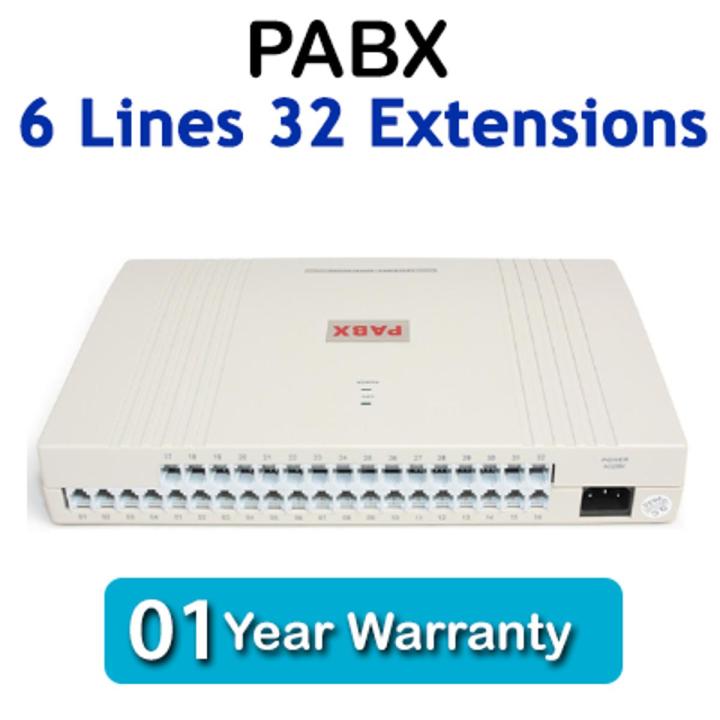6 Lines & 32 Extensions Chinese PABX Telephone Exchange System | Daraz.pk