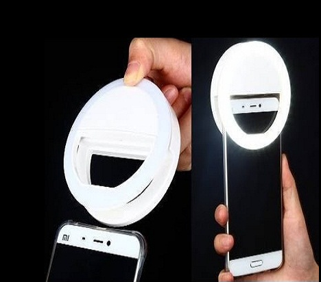 Mobile Selfie Ring Light – Portable Mini Selfie LED Lamp Ring Light for ...