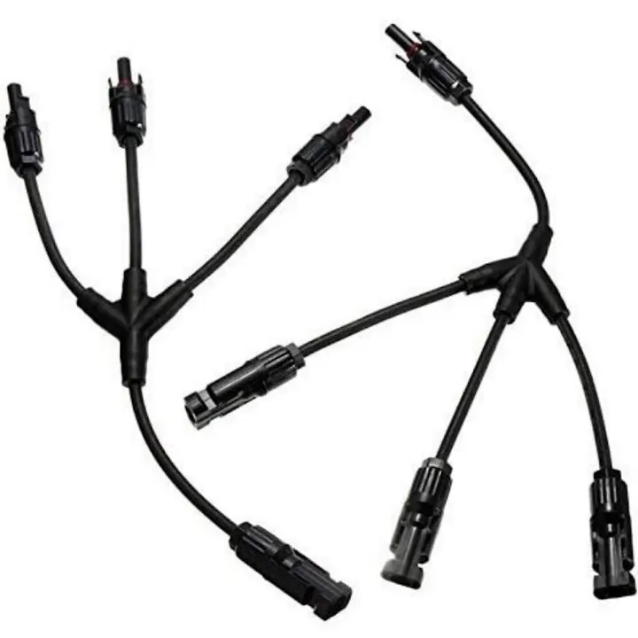 mc4 1 Pair MC 4 MC-4 Solar Connector Y type 3 in 1 male and female ...