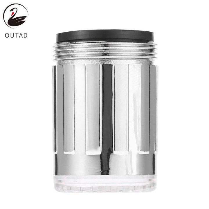 Water Tap Glow Shower LED Faucet Light Pressure Sensor 3 Colors RGB ...