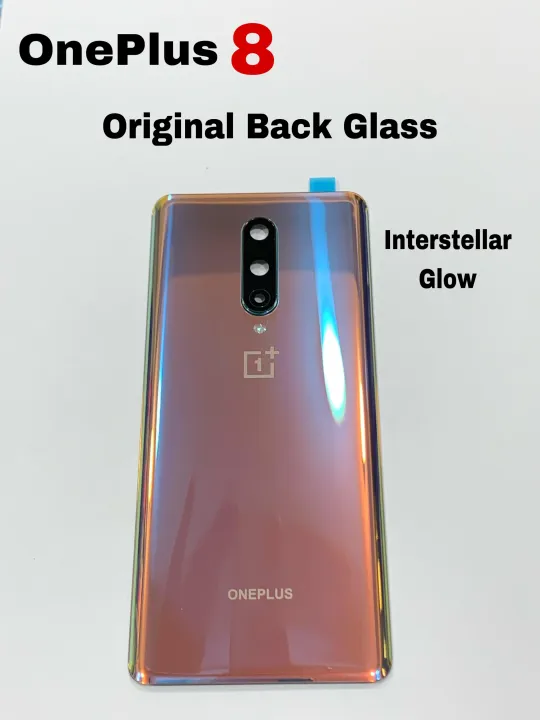 OnePlus 8 Back Glass 100% Original Back Battery Door With Camera Glass ...