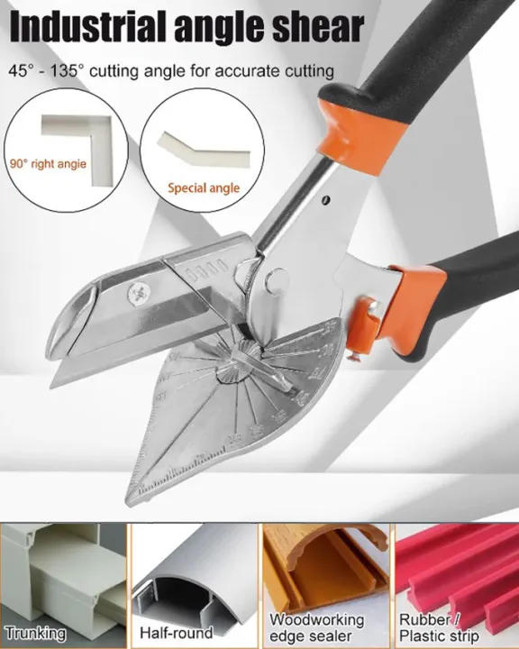 Multi-Angle Miter Shear Cutter – Adjustable 45°-135° Hand Tool | Daraz.pk