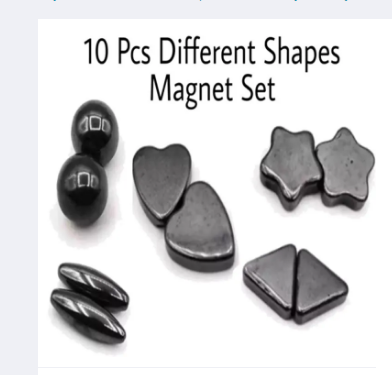 10 Different Shapes Magnets Set For Children and Adults Playing | Daraz.pk