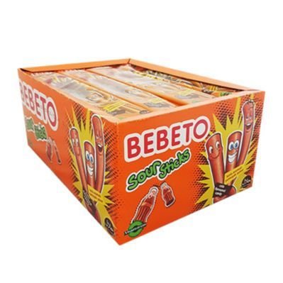 Bebeto Sour Sticks - Cola Flavor - 30g box 1*24 | Daraz.pk