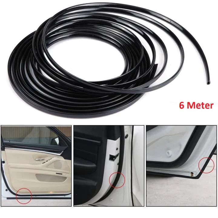 Car Door Edge Guard Black Protector Roll 6 Meter | Daraz.pk