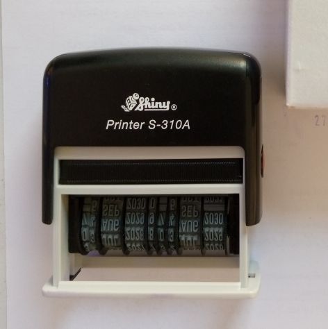Shiny printer S-310A ( Double Dater stamp ) | Daraz.pk