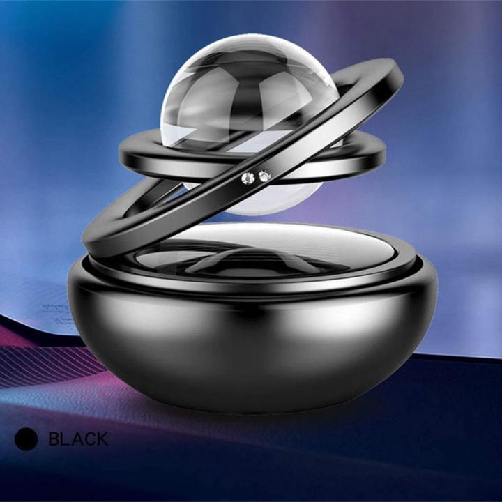 Black Color Car Aroma Diffuser Air Freshener Perfume Solar Power Car ...