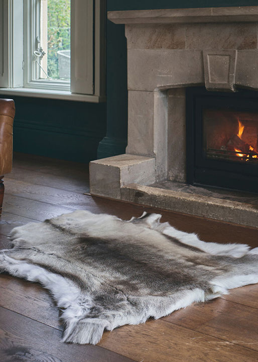 Real Reindeer Leather Hide Rugs, Soft Decoration Piece, Center table ...