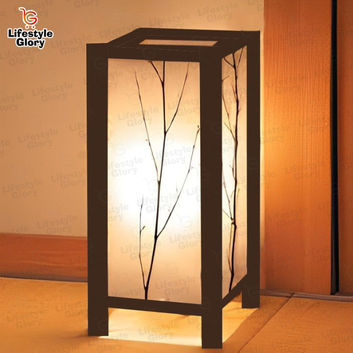 Lifestyle Glory Brand Unique Design Wooden Side Table Lamp For Bedroom ...