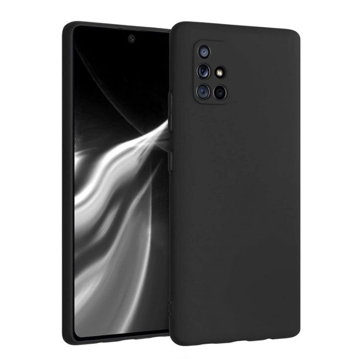 Samsung Galaxy A51 Soft Silicon Matte Back Cover Protective Phone Case ...