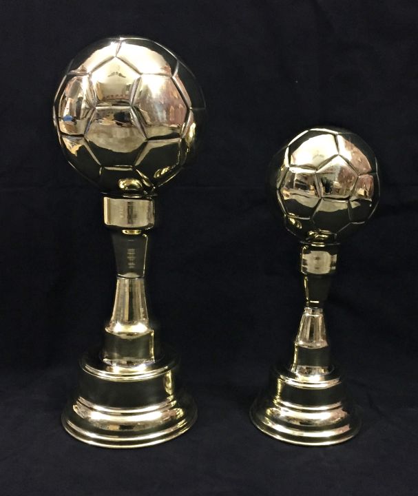 Prestige Brass Metal Football Championship Trophy - Available in 10 and ...