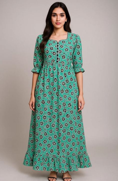 Ladies Maxi Dress-Dress For Girls - Maxi Dress For Women | Daraz.pk