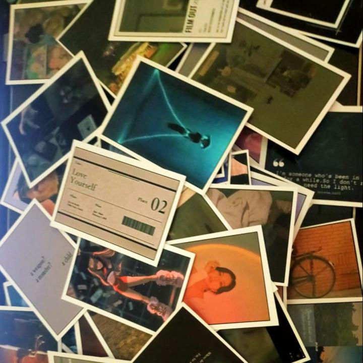 Mini Aesthetic Photocards 100 PCS of your choice fit on your mobile ...
