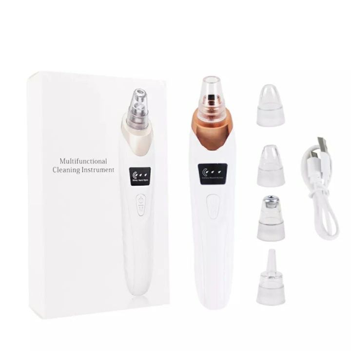 Blackhead Removal Machine Derma Suction 4 in 1 Black Head Remover ...