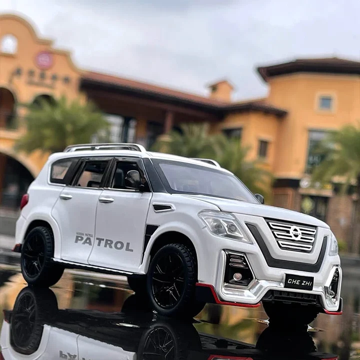 MTJ Diecast Nissan Patrol Alloy Model Car - Mini Patrol Jeep Premium ...
