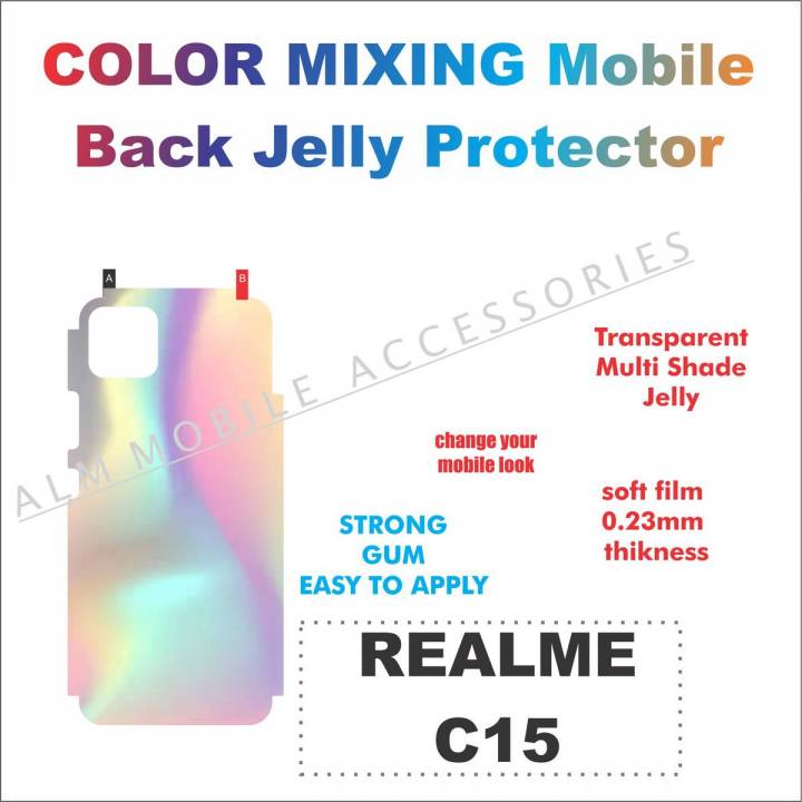 REAL.ME C15 COLOR MIXING BACK JELLY PROTECTOR | Daraz.pk