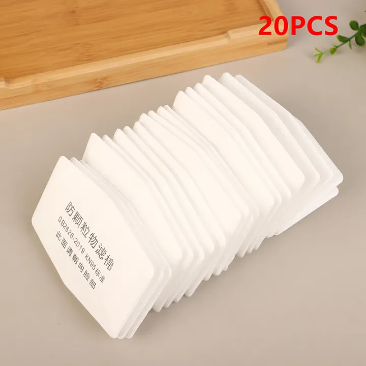 20 PCS Protective Mask With 1201 Filter Cotton Reusable Dust Mask ...