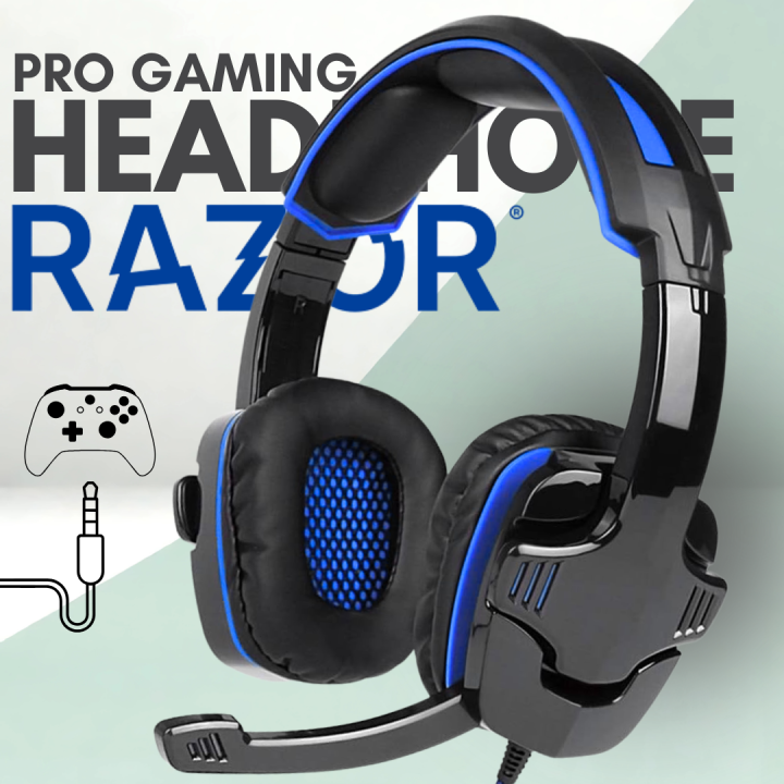 PRO Gaming Headphones By KONIX for Gaming PC Xbox One, PS4, PS5, Bass ...
