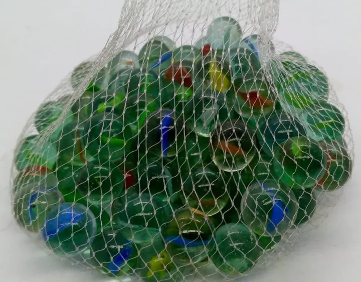 Glass Marbles Kanche for Kids | Banta Kanchy Set | 100-Piece Glass ...