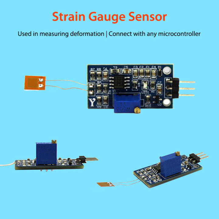 【AJWJ】Elecrow Strain Gauge Sensor Bending Weighing Voltage Output Electronic Pressure Shield ...
