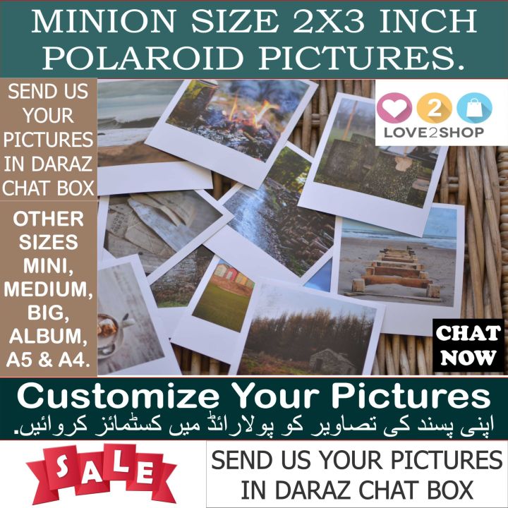 16 Customized Polaroid Photo Prints - Custom Polaroid Pictures Print ...