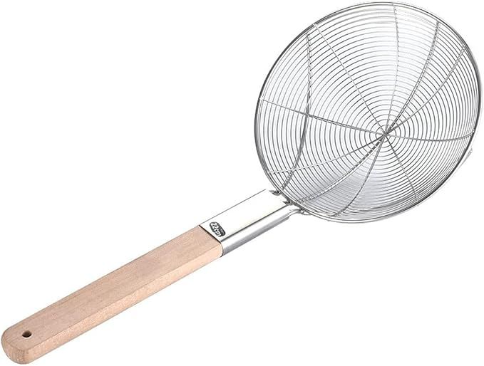 Slotted Spoon Spider Strainer Large Strainer Stainless Steel Filter Pan ...