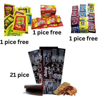 Lavashak Tamil Imli Pack of 21 with 1 Free Chatpata Churan / 1 Free ...