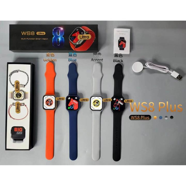 Ws8 Ultra Series_8 Smart Watch 49 mm | Dual Straps | Space Gold | Full ...