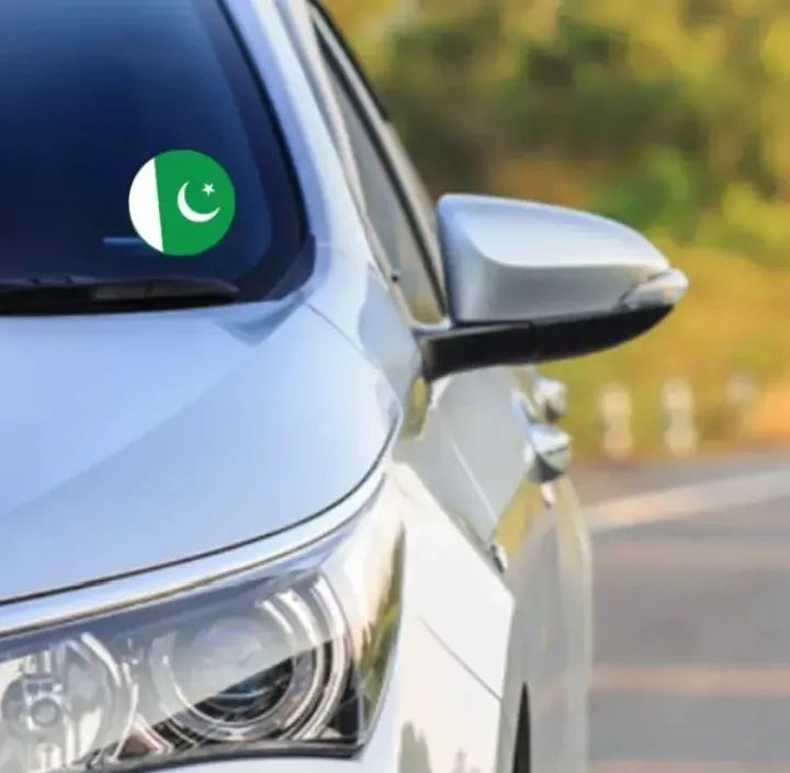 Pakistan flag sticker for car windscreen (4x4 inch) | Daraz.pk