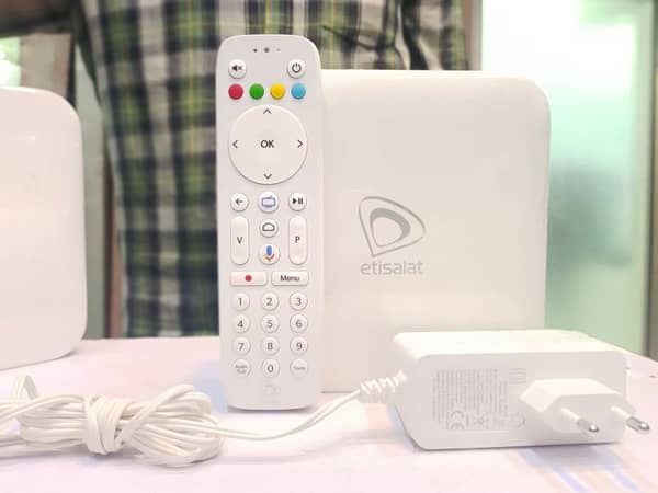 Etisalat Android Tv Box with remote and Adapter (Version 7) ( Imported ...