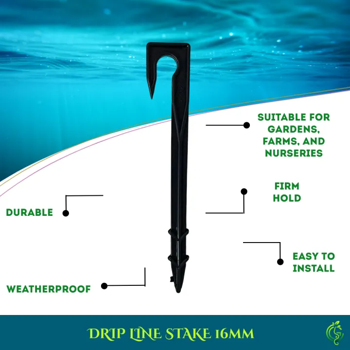Drip Line Stake 16MM | Dripper Sticks | Drip Sticks | Drip Irrigation ...