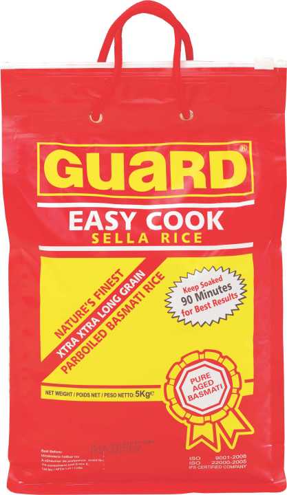 Guard Easy Cook Sella Rice 5kg | Daraz.pk
